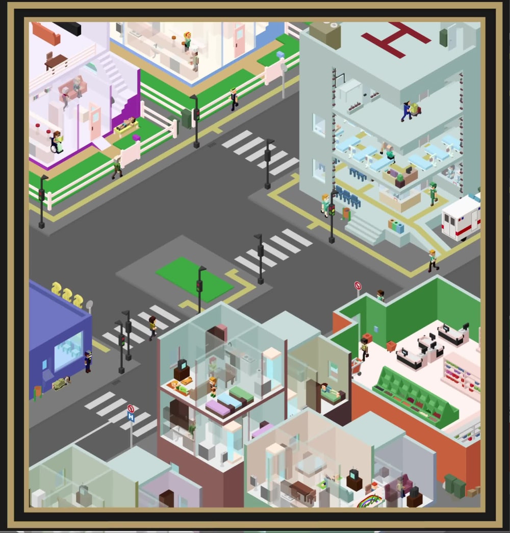 Cool isometric environment design for your business | Upwork