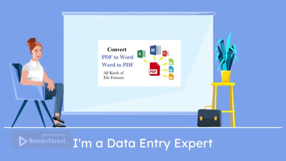 A fantastic Excel data entry, Manual word typing and File conversion ...