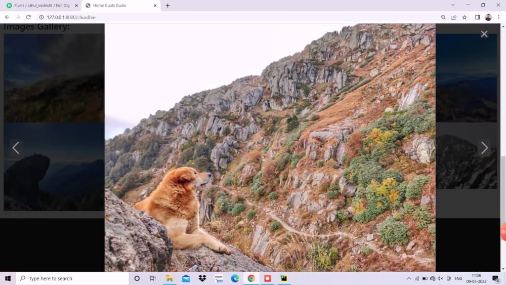 A responsive and interactive HTML,CSS ,Bootstrap website in django | Upwork