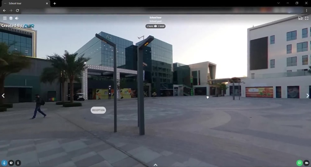 A customizable 360 degrees virtual tour for indoor and outdoor spaces ...