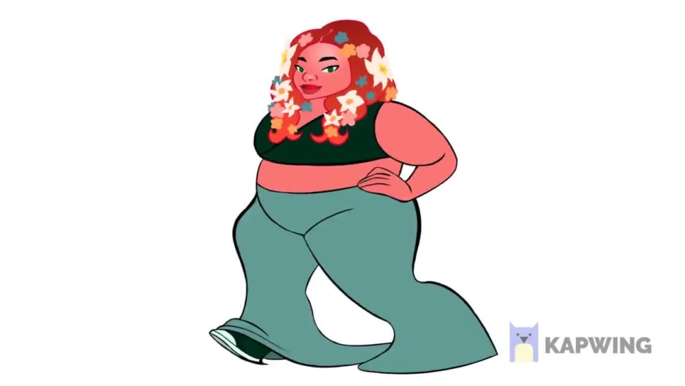 A fun character turnaround with gif for your project | Upwork