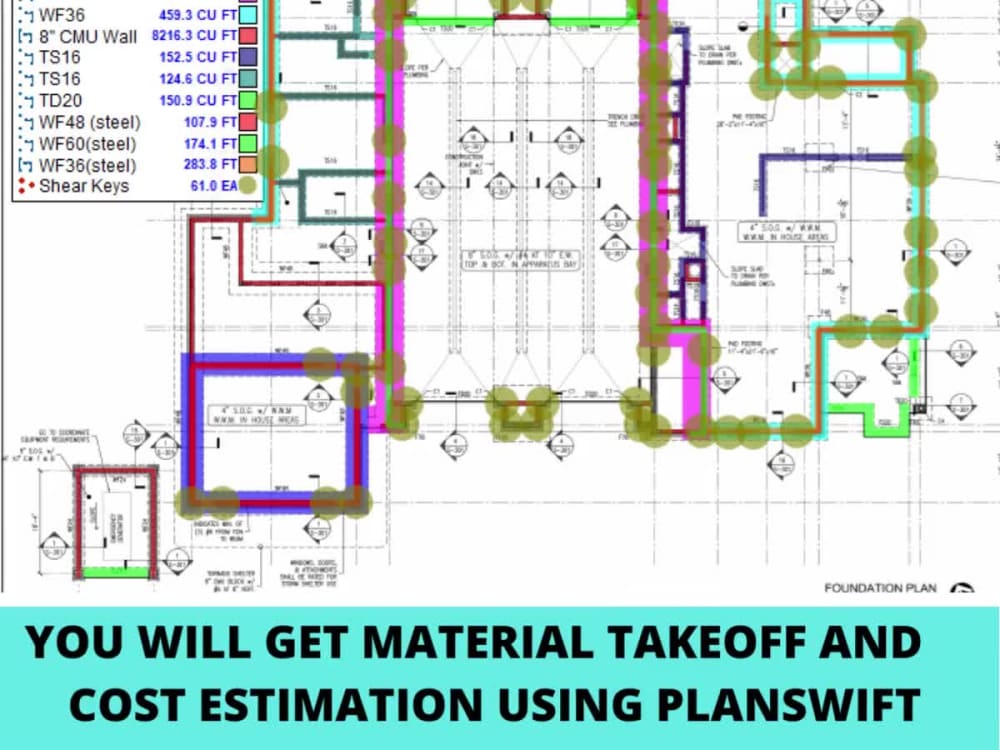 Material takeoff and cost estimation using planswift | Upwork