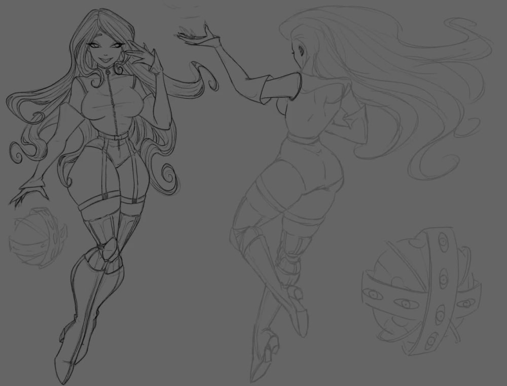 A Character Designillustration Or Concept Art Upwork 