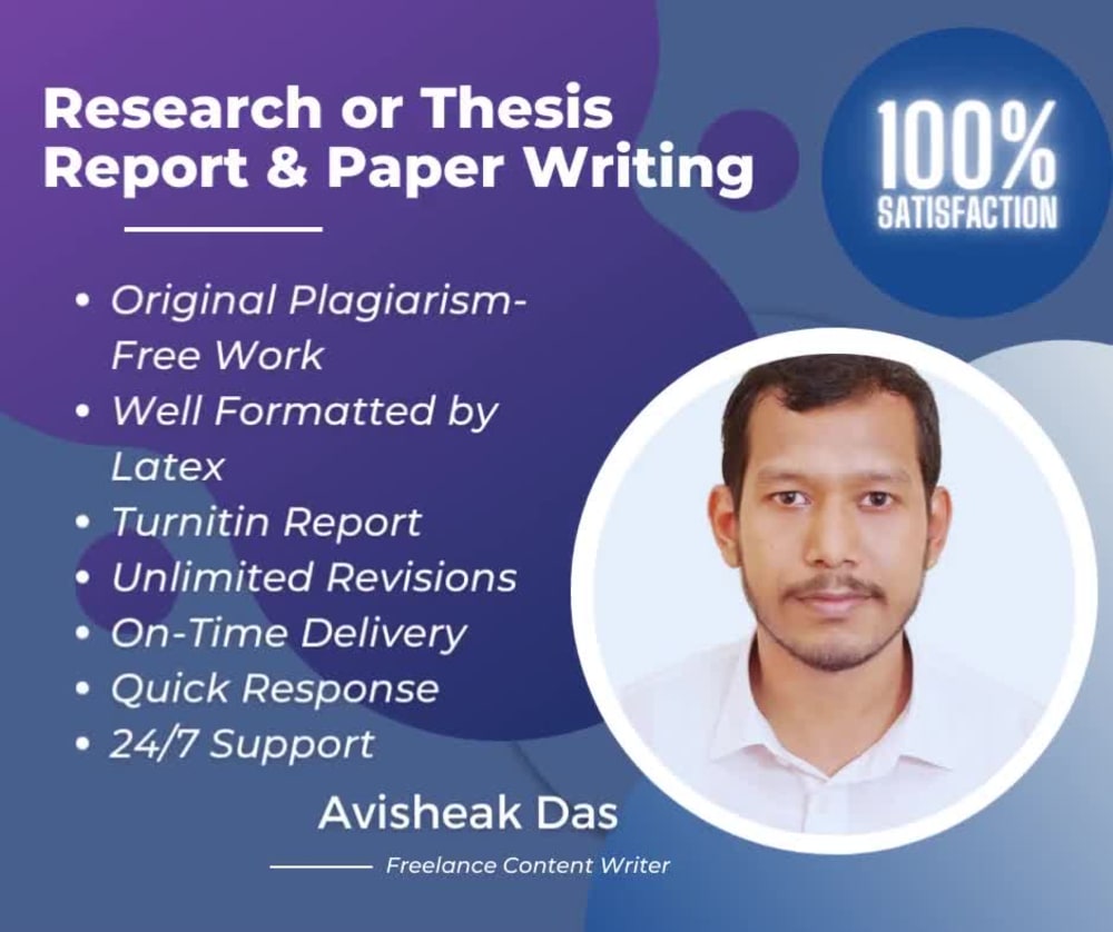 An Original, High-Quality, Well-Formatted, and Well-Referenced Report ...