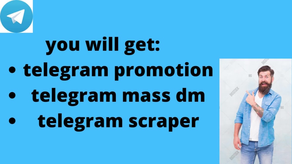 Telegram mass DM | telegram scraper | telegram promotion | Upwork