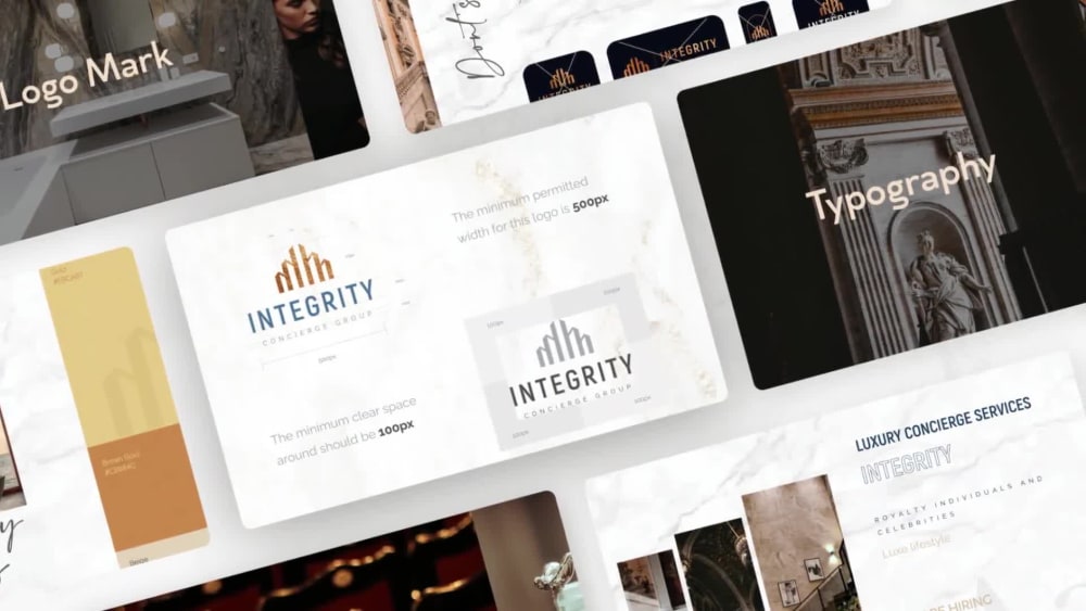 Corporate brand guidelines, style guide or brand book for your business ...