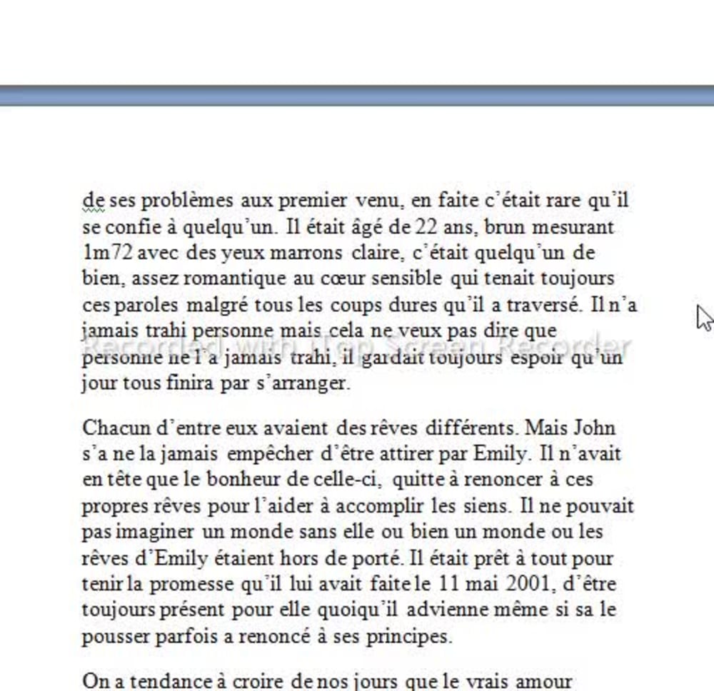 A french text without grammatical error | Upwork