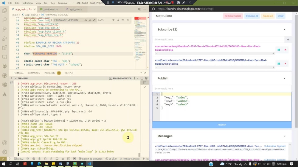 Arduino Esp32 Esp Idf Stm Nrf Based Codes Upwork