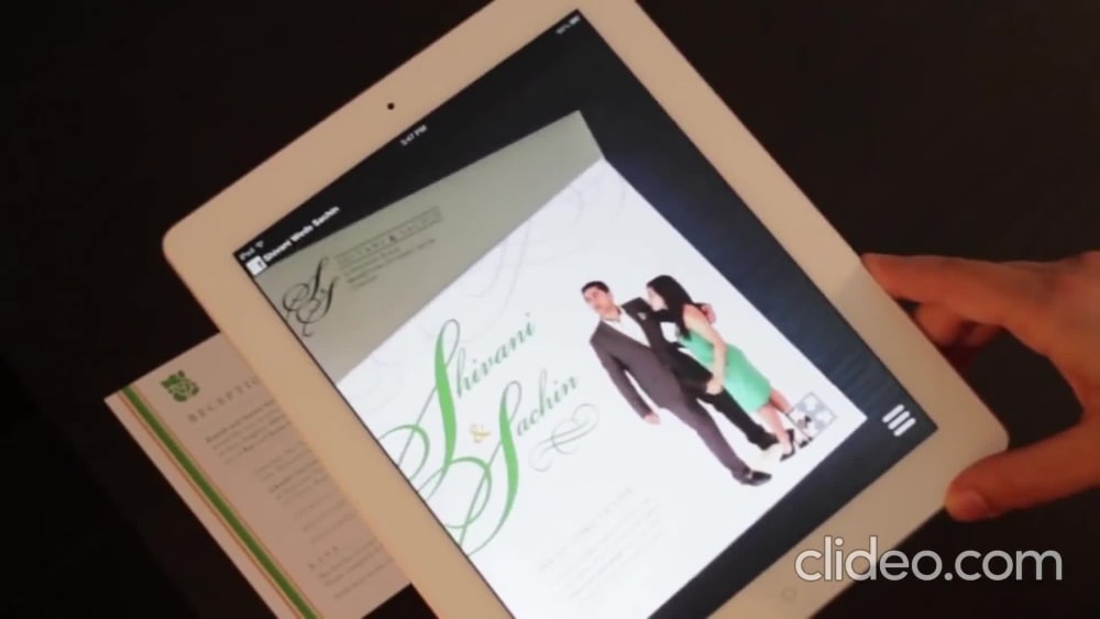 An interactive invitation card where host comes alive and invite the ...