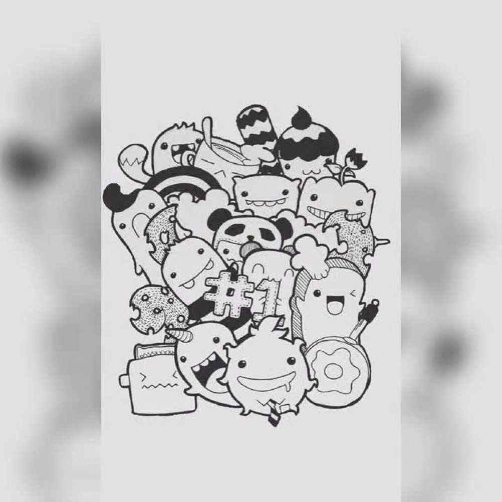 A fantastic doodle art of your kind | Upwork