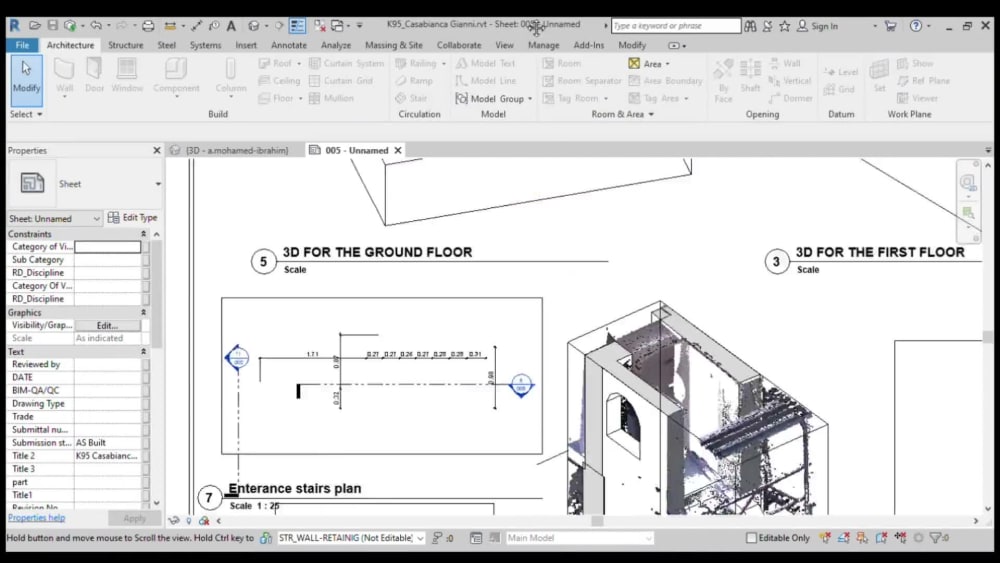 A Revit model from point cloud up to LOD 500 for asbuilt | Upwork