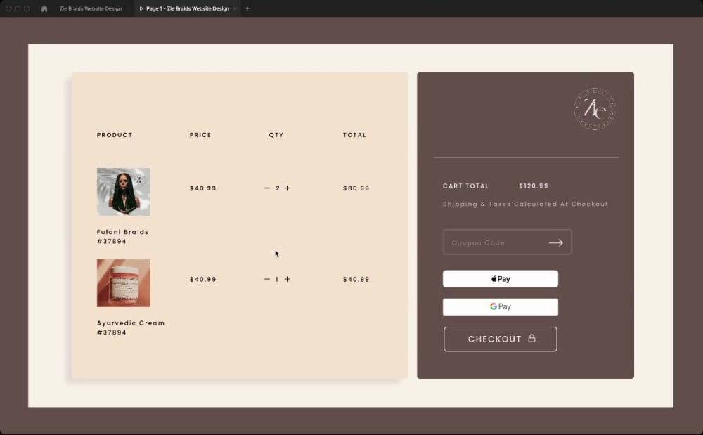 Modern web design with interactive UI prototype | Upwork