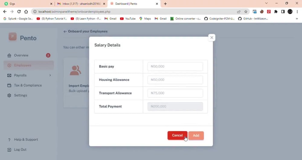 Admin panel, dashboard in PHP, laravel, Codeigniter, MySQL and custom theme | Upwork