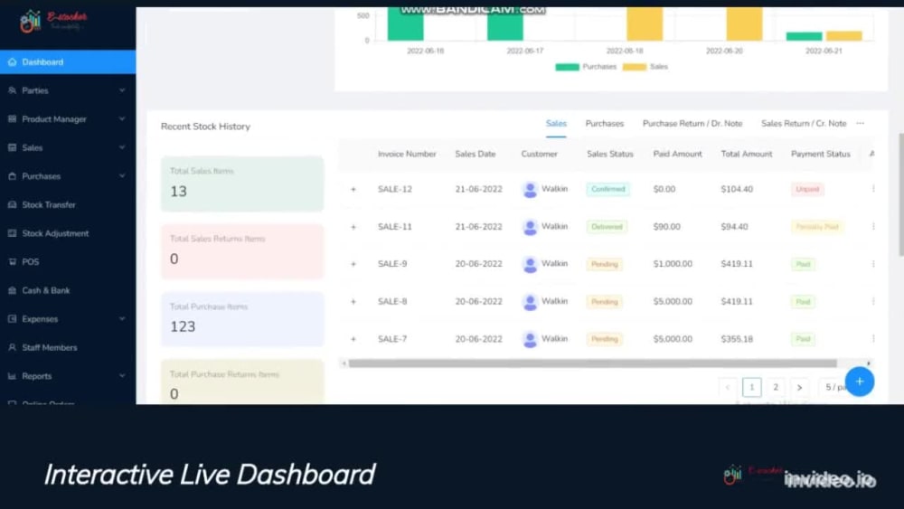 Stock management software with POS, Accounting and Billing features ...