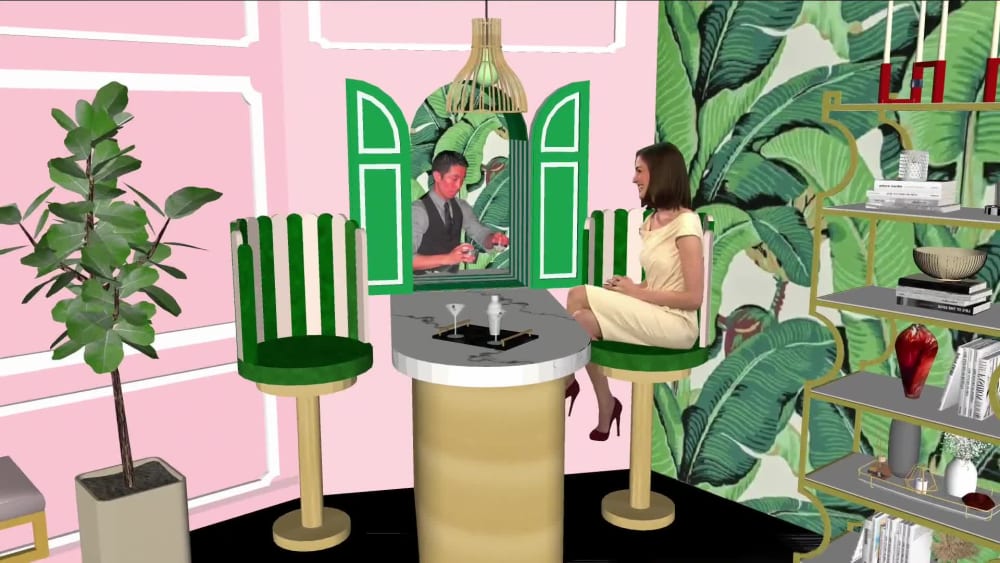 Gorgeous Trade Booth, Sketchup Model, & Animation by Hollywood Set ...