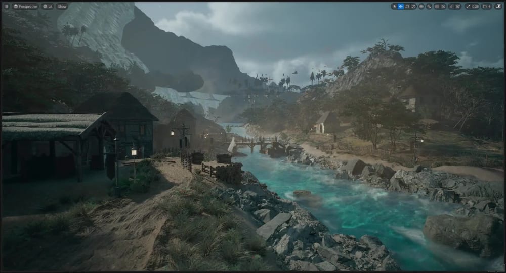 A realistic level/ map created in UE5 for your game A realistic level/ map created in UE5 for your game
