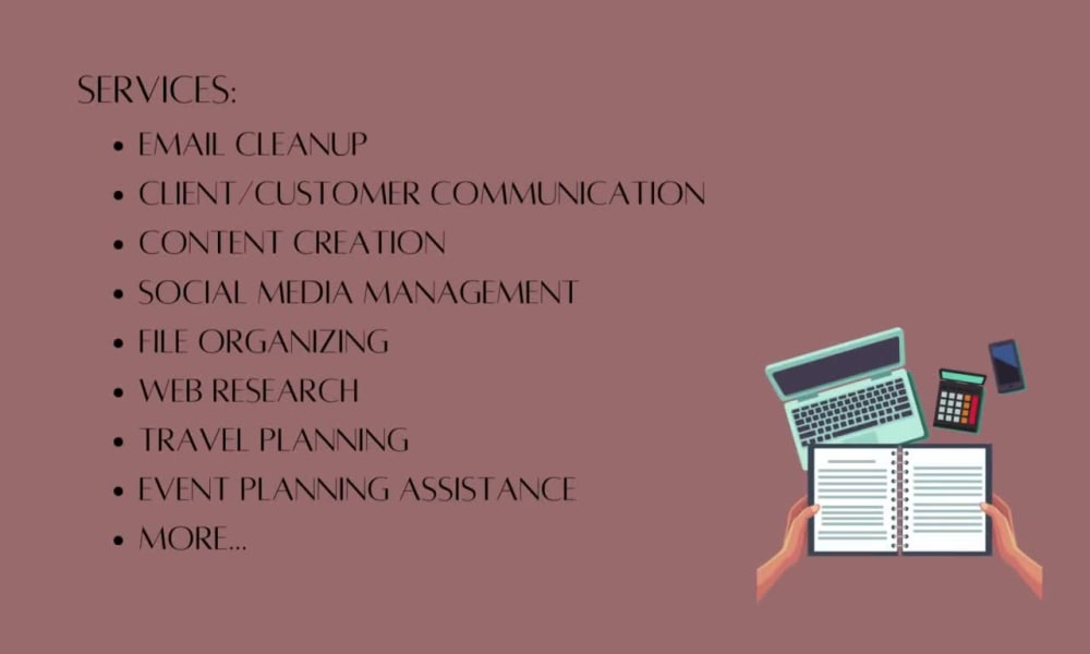 A variety of thorough and detailed administrative tasks completed | Upwork