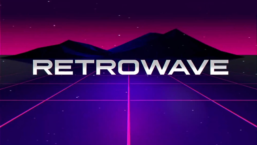 A nostalgic 80s retro logo animation intro with neon text and vhs | Upwork