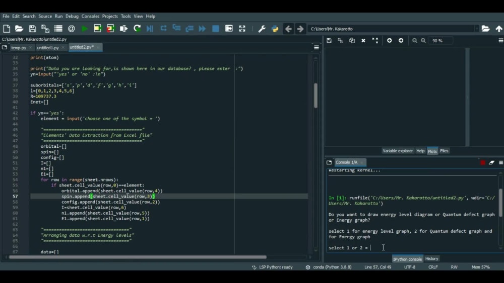 Visualization plots for your report with statistical error analysis ...