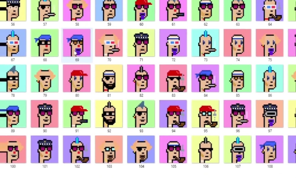 Custom 10k crypto punk pixel nft art collection | Upwork