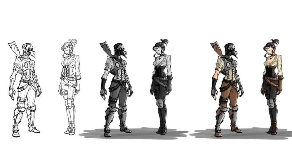 Illustrate or concept your character in rpg style | Upwork