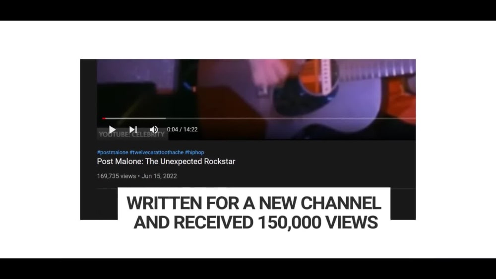 A Youtube Scriptwriter With Proven Success Upwork