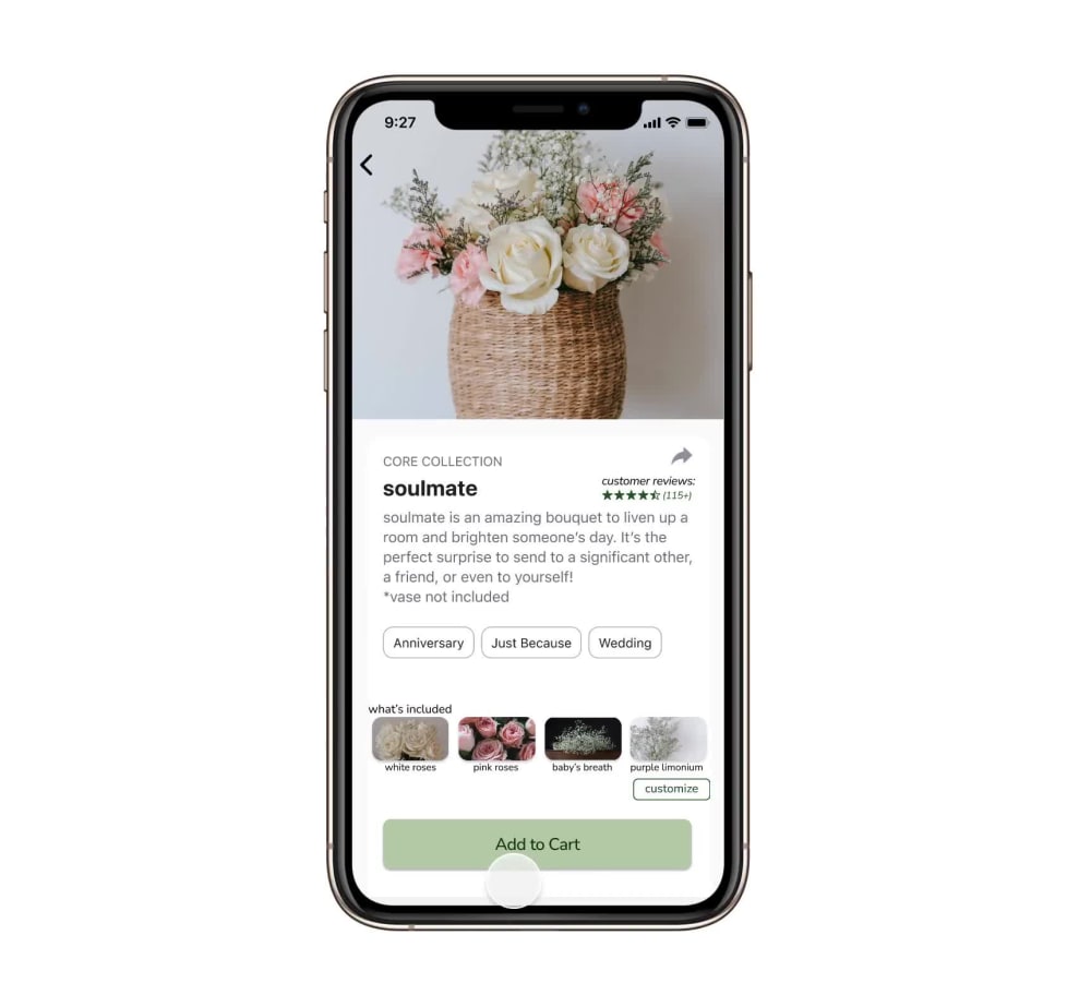 A high fidelity mockup and prototype designed w/ optimal user ...