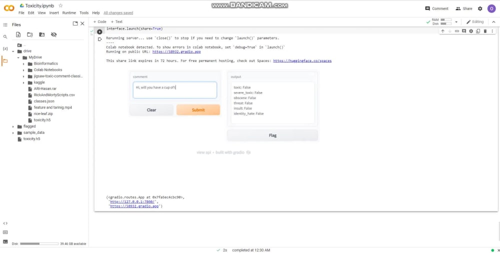 A notebook (Jupyter/Colab) with trained model and graphs | Upwork