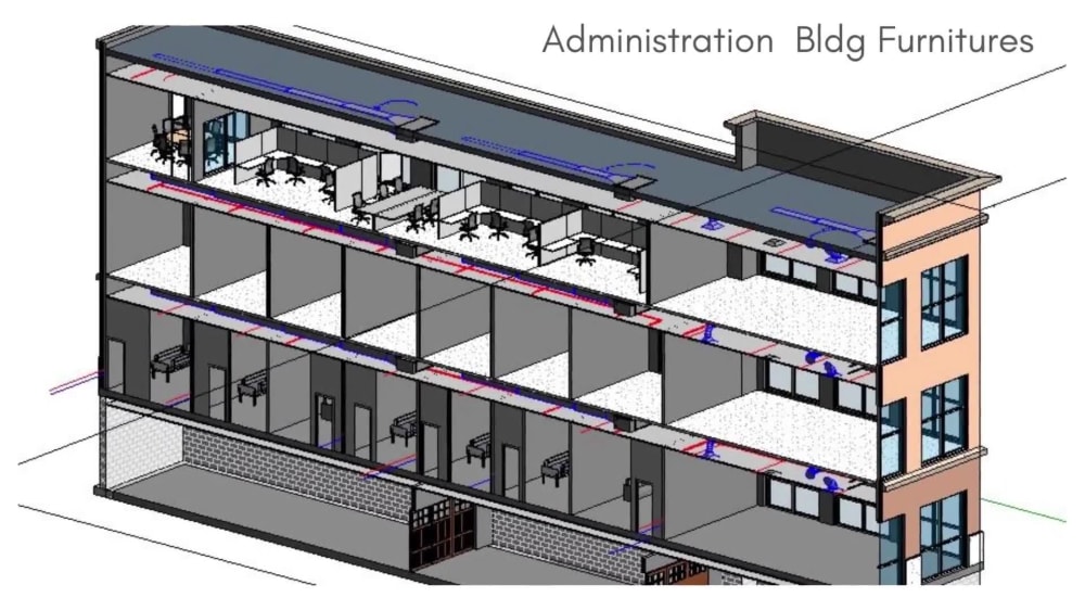 A fully MEP BIM Model of Building in Revit | Upwork