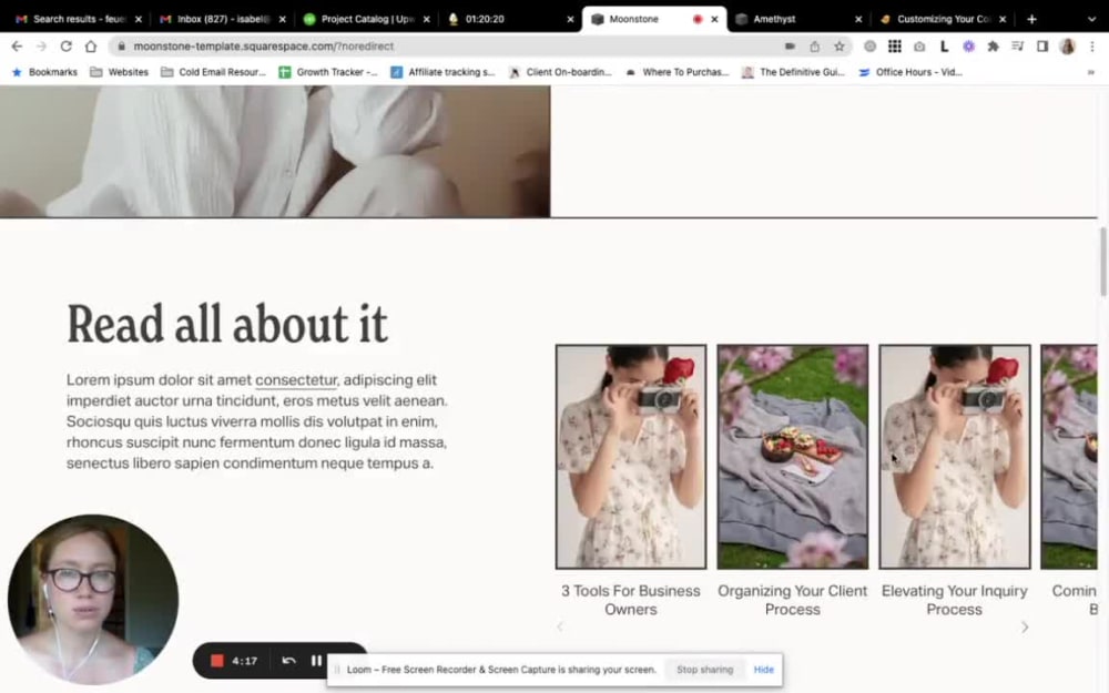 A designer-made + strategic Squarespace template | Upwork