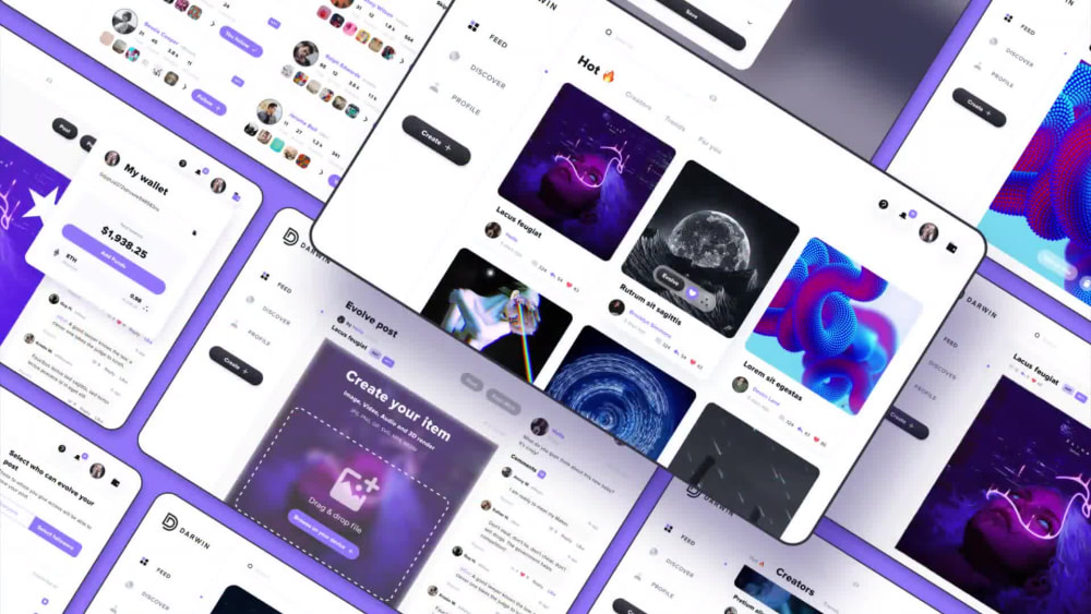 Unique UI and UX design of dashboard, saas, web app | Upwork
