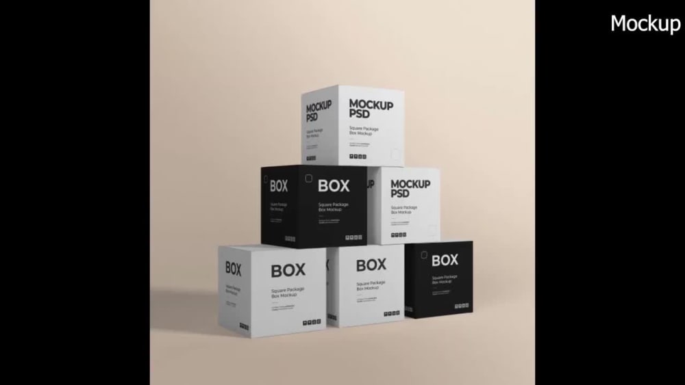 Cardboard box or packaging mock up | Upwork