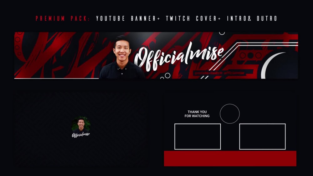 A premium youtube banner or channel art | Upwork