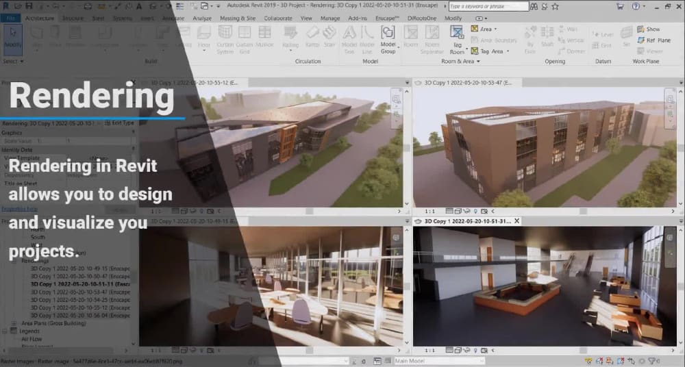 A high-quality 3D model in Revit Architecture | Upwork