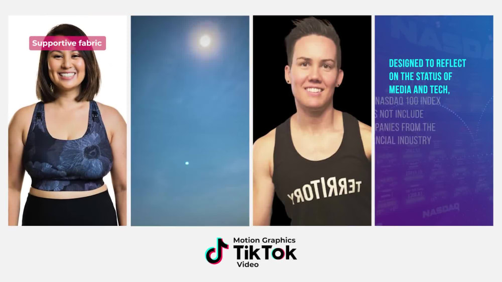 Captivating motion graphics based Reels and TikTok videos | Upwork