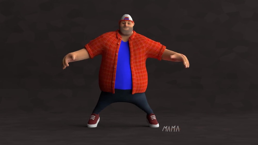 A 3d character design, modelling, rigging and animation | Upwork