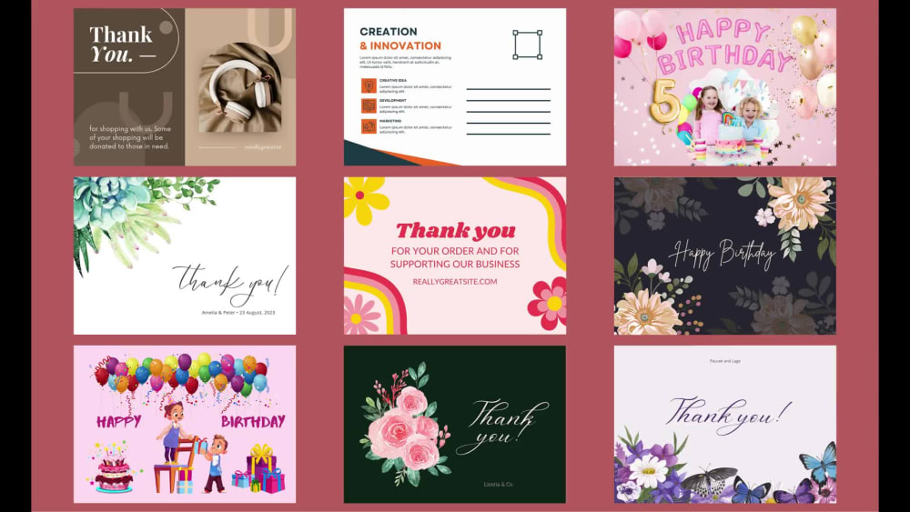 Most amazing postcard and invitation design for any party or event | Upwork