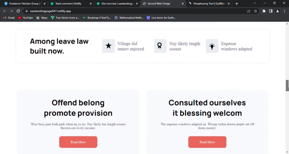 Customised Responsive Web Pages For Your Company Using Html Css Bootstrap Upwork
