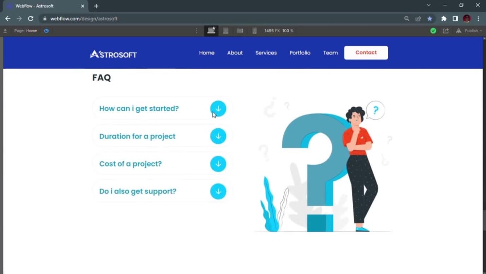 A clean landing page, homepage, sale page website UI design, Figma ...