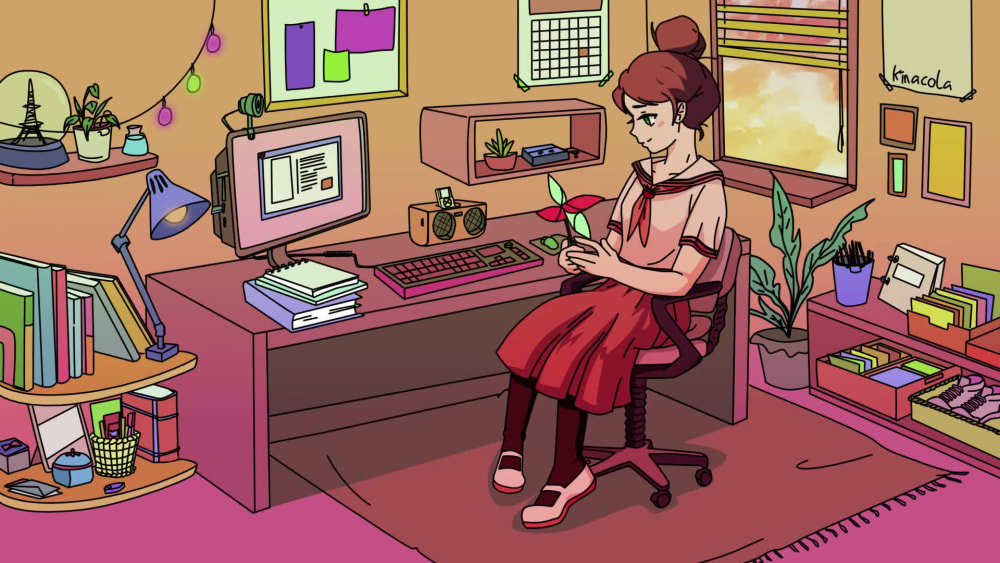 Custom loop animation for music visualizer or stream animation intro ...