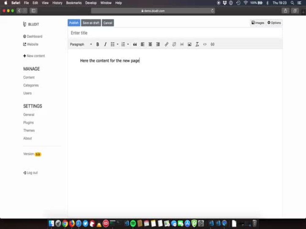 A bespoke website built on Bludit. A fast, easy to edit, secure cms. | Upwork