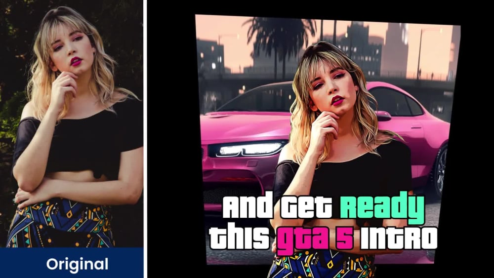 Amazing photos slideshow in GTA 5 intro style | Upwork