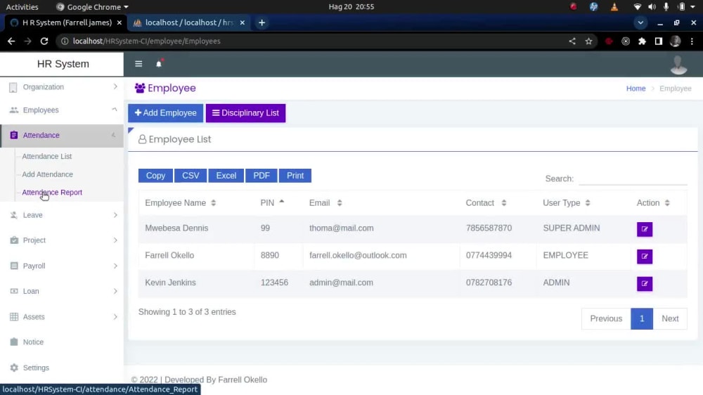 A Human Resource Management System for your business. | Upwork