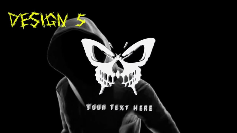 A horror intro, scary grim reaper, logo animation or horror video intro ...