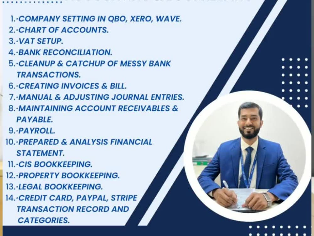 Bookkeeping, Accounting, Quickbooks Proadvisor, Xero certified ...