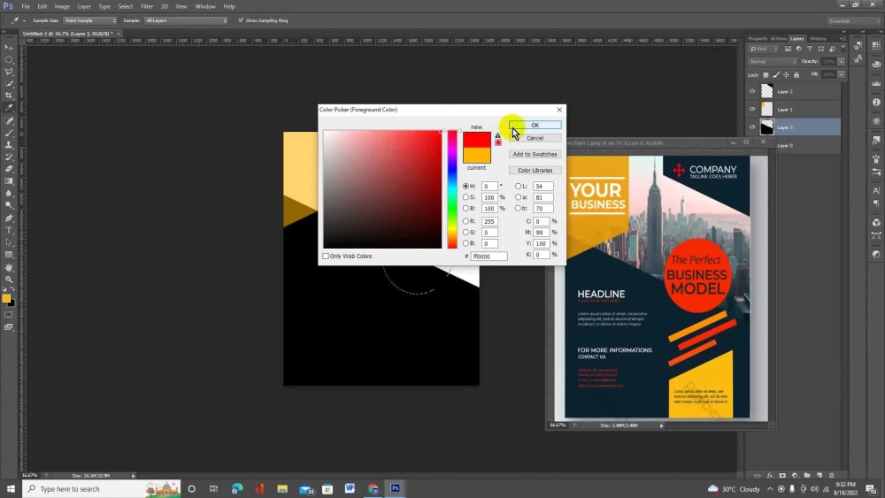 Classical casual Flyer Design for Sports, Fitness, Real Estate, Tours ...