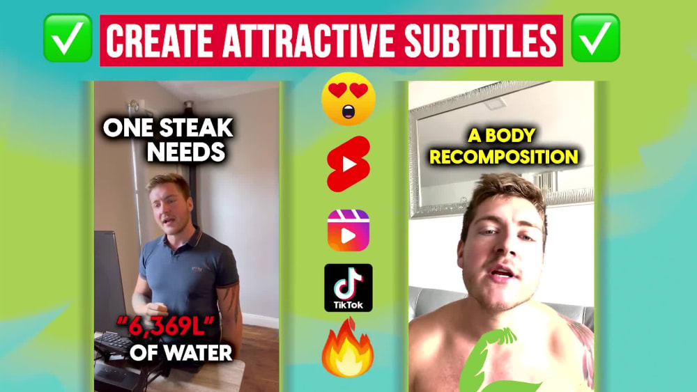 Instagram reels with attractive subtitles fast | Upwork