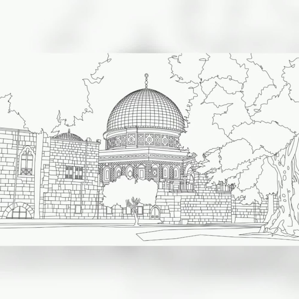 A detailed line art house, building, or urban architecture. | Upwork