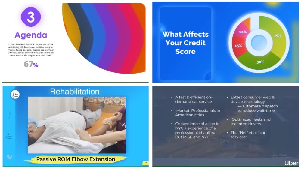 A modern animated pitch deck presentation | Upwork