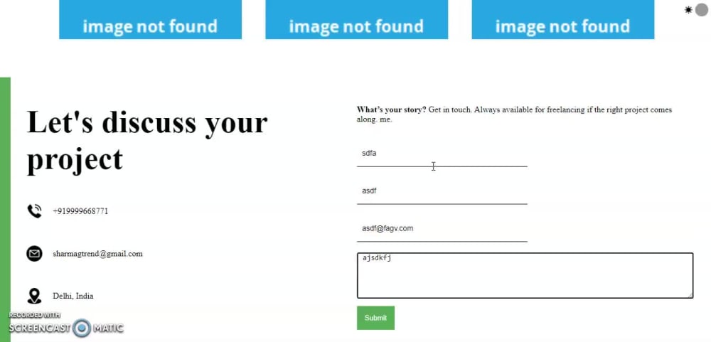 A landing page using ReactJS and Tailwind CSS | Upwork